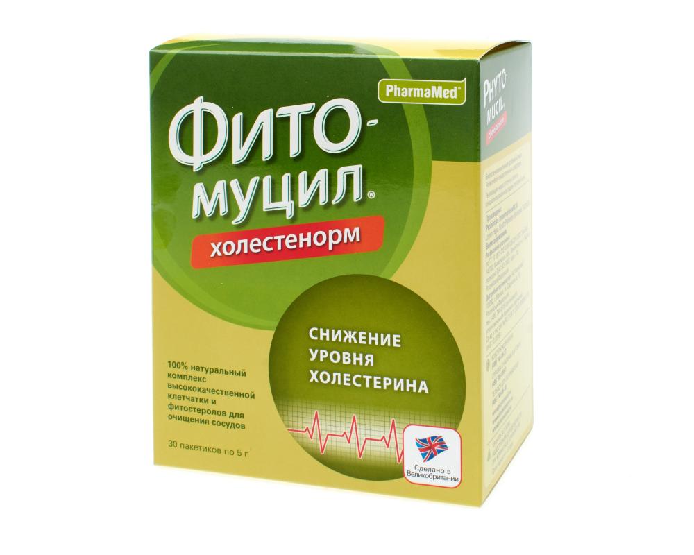 Фитомуцил Холестенорм порошок пак. 5г №30 купить в Москве по цене от ...