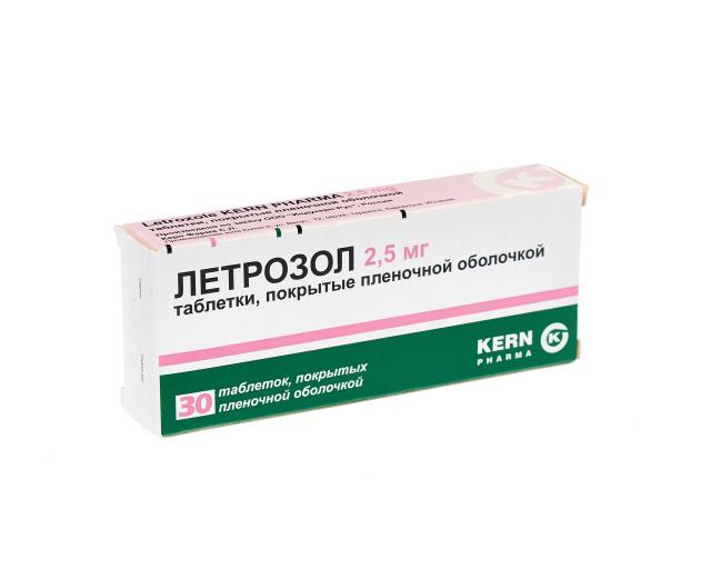 Летрозол таблетки покрытые оболочкой 2,5мг №30 купить в Москве по цене ...