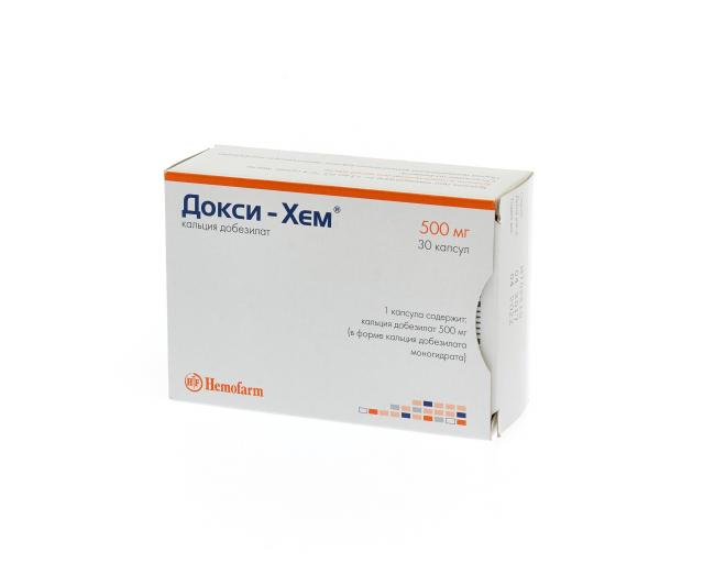 Докси-Хем капсулы 500мг №30 купить в Москве по цене от 396 рублей